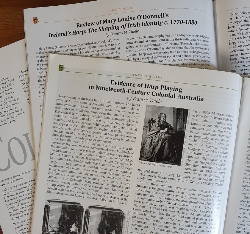 Harp History – FRANCES M THIELE – MUSIC FOR LEVER HARP